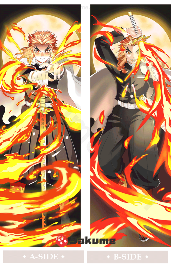 Buy Kyojuro Rengoku Body Pillow Waifu | Demon Slayer Kimetsu no Yaiba ...